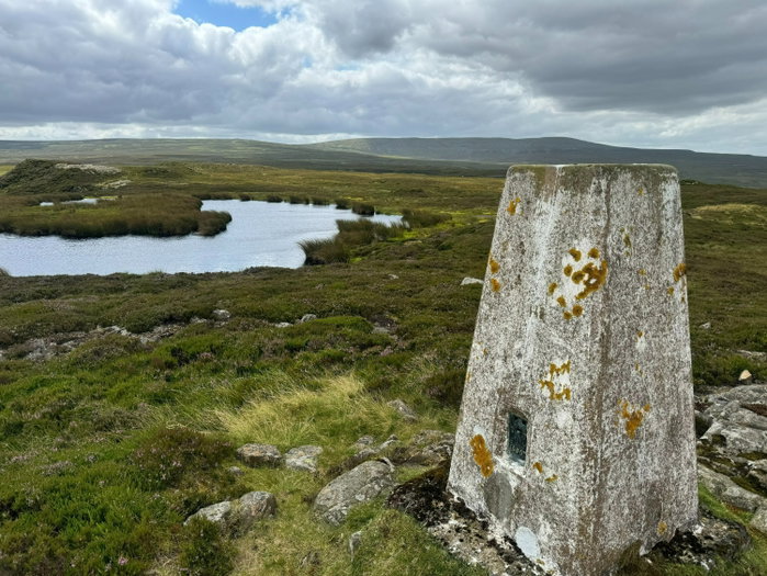 Thistle Green Trig Point In Middleton-in-Teesdale - Fabulous North