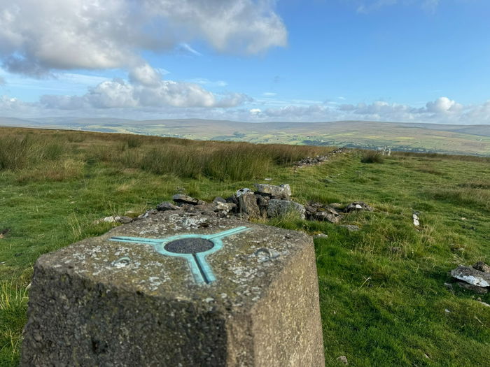 Harter Fell Trig Point In Middleton-in-Teesdale - County Durham Trig Points