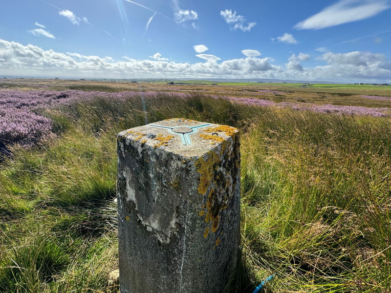 Currack Rigg Trig Point In Barnard Castle - County Durham Trig Points