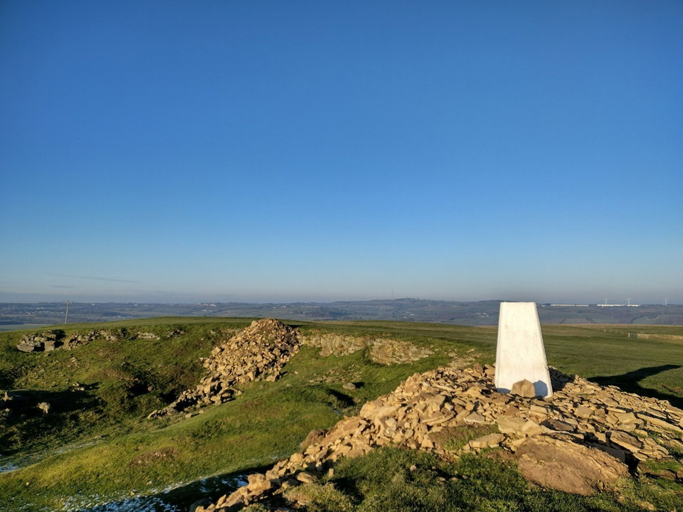 Humber Hill Trig Point In Consett - County Durham Trig Points