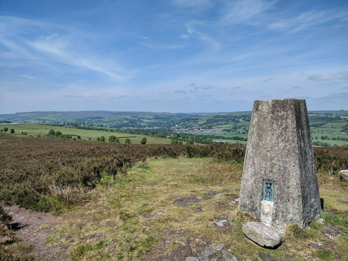 Knitsley Fell Trig Point In Witton le Wear - County Durham Trig Points