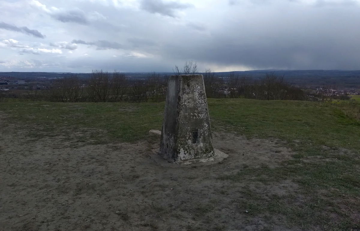 Penshaw Hill Trig Point In Sunderland - County Durham Trig Points