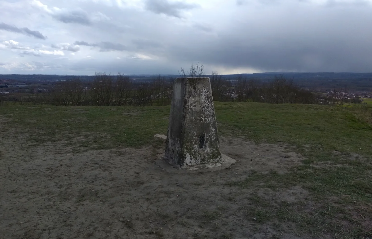 Penshaw Hill Trig Point In Sunderland - County Durham Trig Points