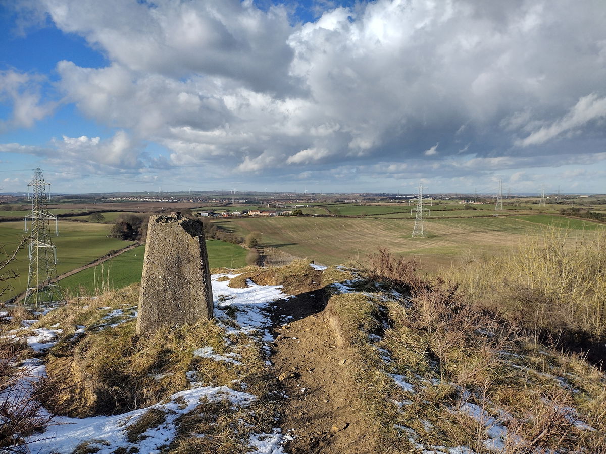 Tuthill Quarry Trig Point In Seaham - County Durham Trig Points
