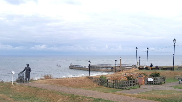 Skipper Dora Walker Statue In Whitby - Fabulous North