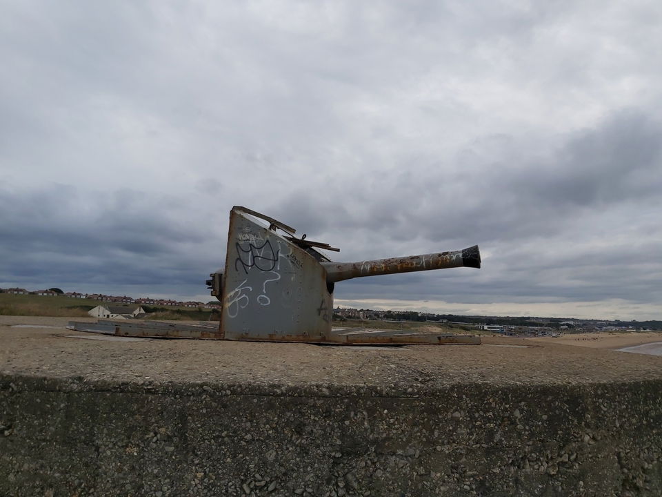 Trow Rock Disappearing Gun in South Shields - Fabulous North