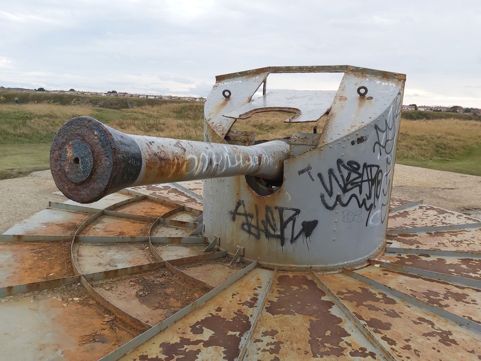 Trow Rock Disappearing Gun in South Shields - Fabulous North