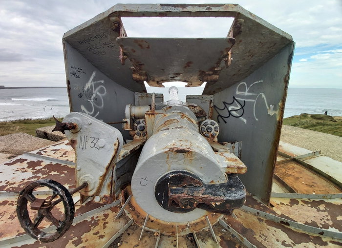Trow Rock Disappearing Gun in South Shields - Fabulous North