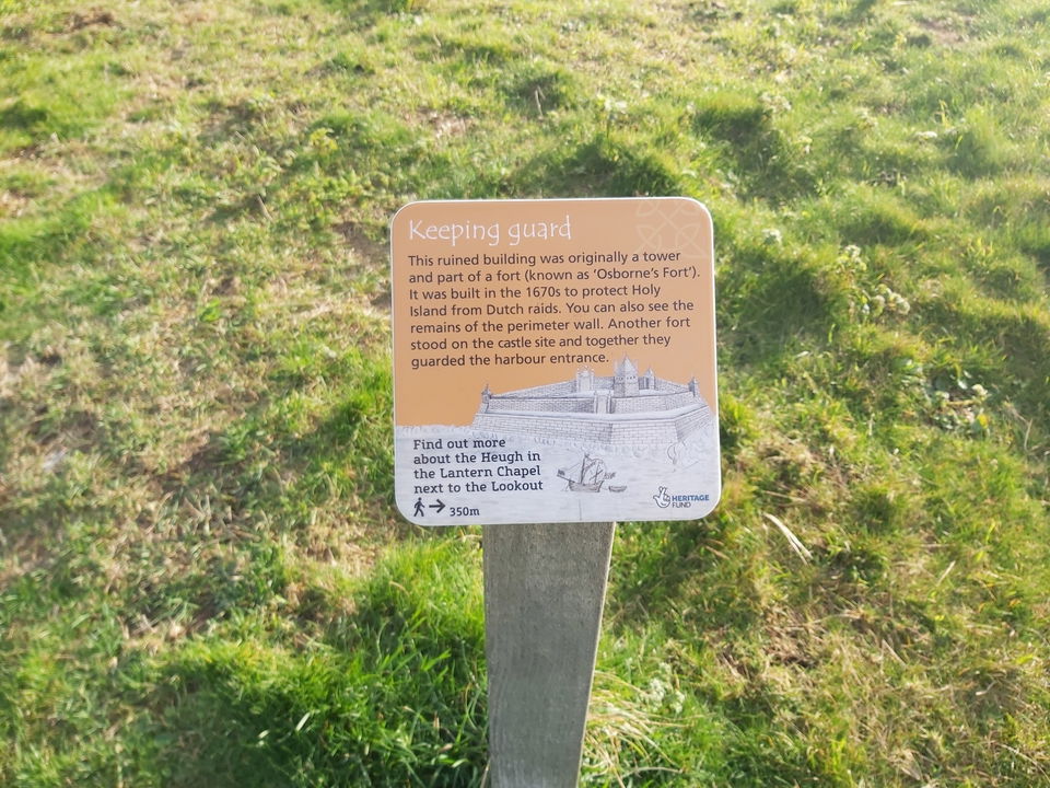 Osborne's Fort in Holy Island - Fabulous North