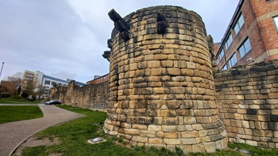 Newcastle City Walls in Newcastle City Centre - Fabulous North