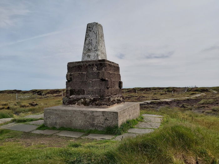 Cheviot Summit Trig Point In The Cheviots - Fabulous North