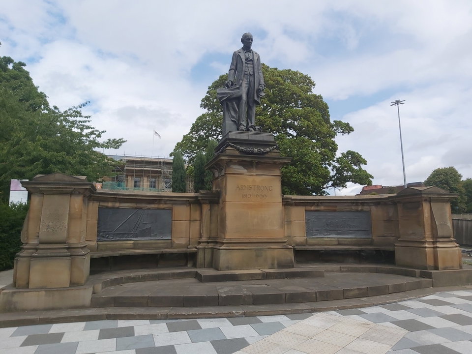 Armstrong Memorial in Newcastle City Centre - Fabulous North