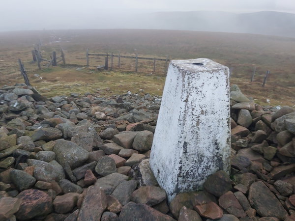 Hedgehope Hill Trig Point In The Cheviots - Fabulous North