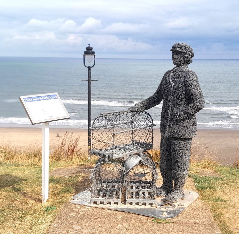 Skipper Dora Walker Statue In Whitby - Fabulous North
