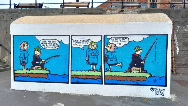 Andy Capp Statue In Hartlepool - Fabulous North