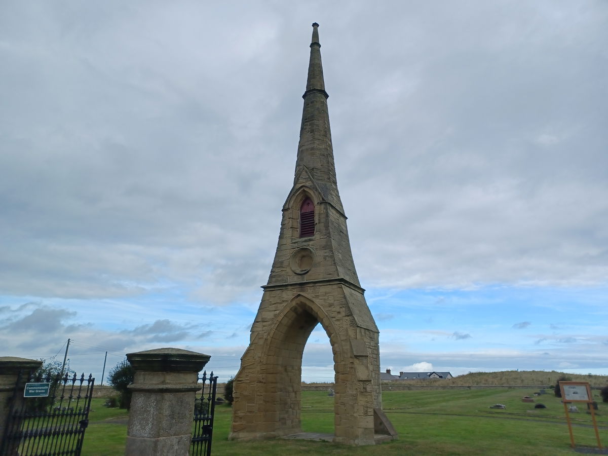 Amble East Cemetery Spire In Amble - Fabulous North
