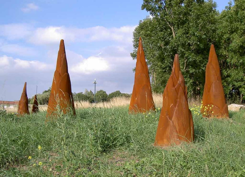 Germination Sculptures, Portrack Marsh In Middlesbrough - Fabulous North