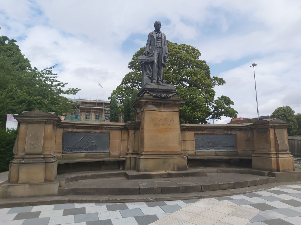 Armstrong Memorial in Newcastle City Centre - Fabulous North