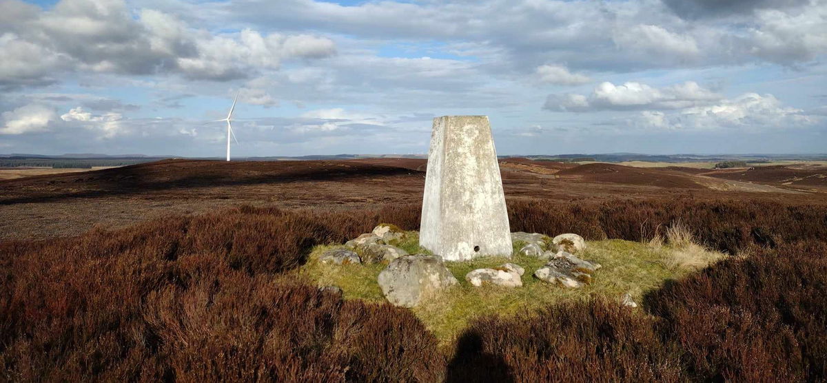 Blackdown Trig Point In Kirkwhelpington - Fabulous North