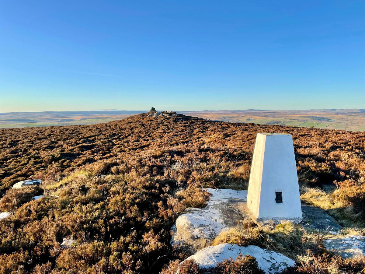 Darden Pike Trig Point In Elsdon - Fabulous North