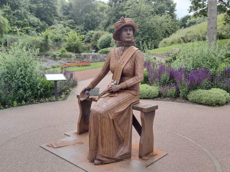 Emily Wilding Davison Statue And Grave in Morpeth - Fabulous North
