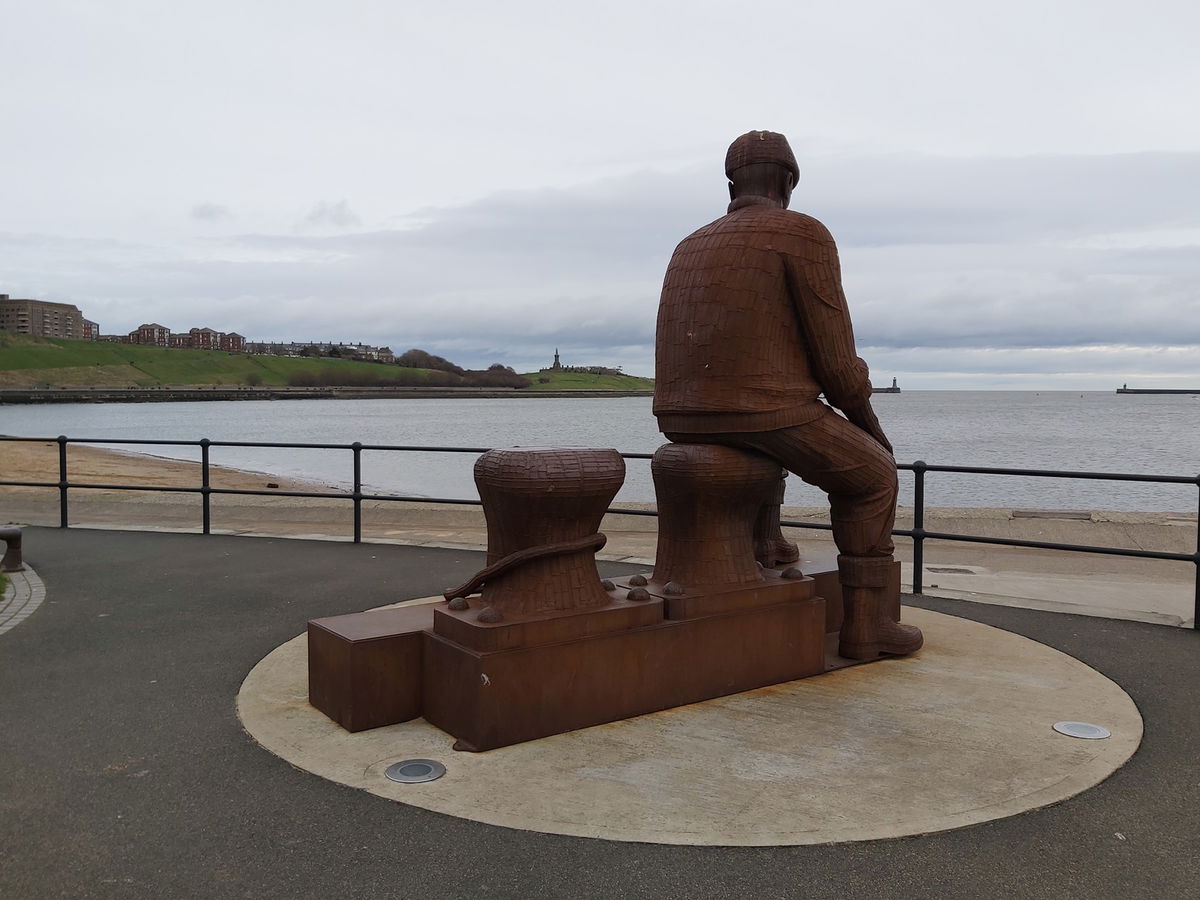 Fiddlers Green Statue in North Shields - Fabulous North