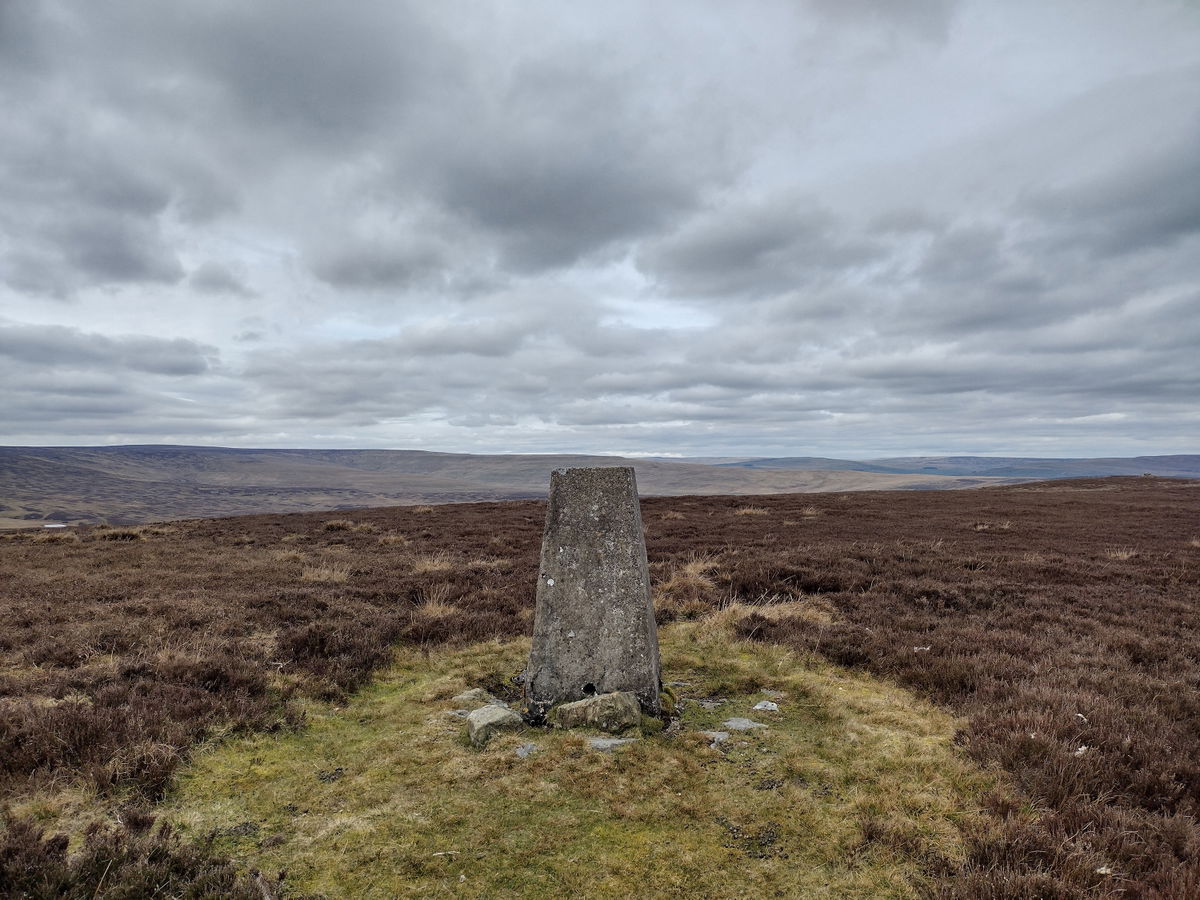 Five Pikes Trig Point In Stanhope - Fabulous North