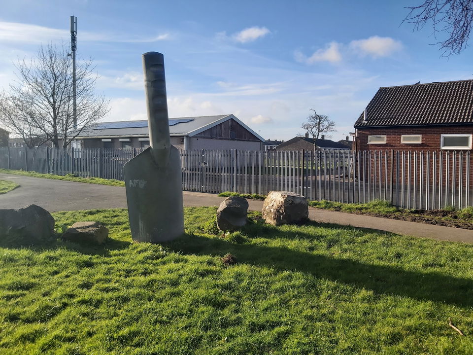Giant Trowel In Ashington - Fabulous North