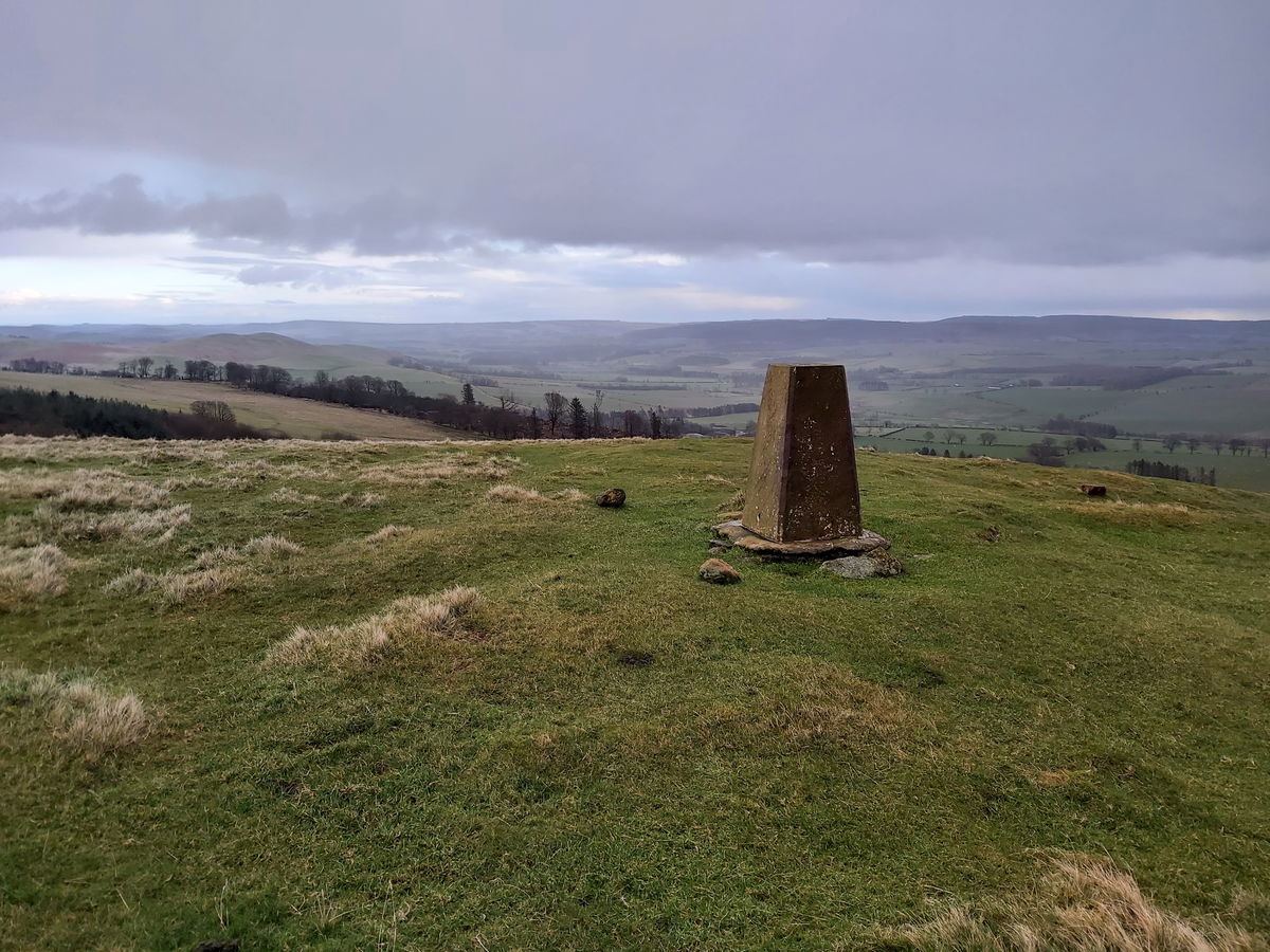 Hart Law Trig Point In Alnham - Fabulous North