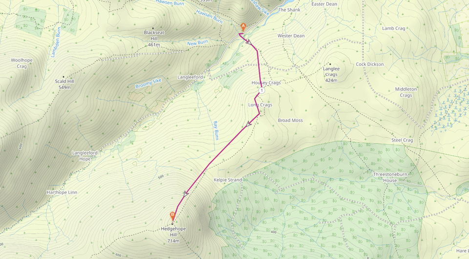 Hedgehope Hill Trig Point In The Cheviots - Fabulous North