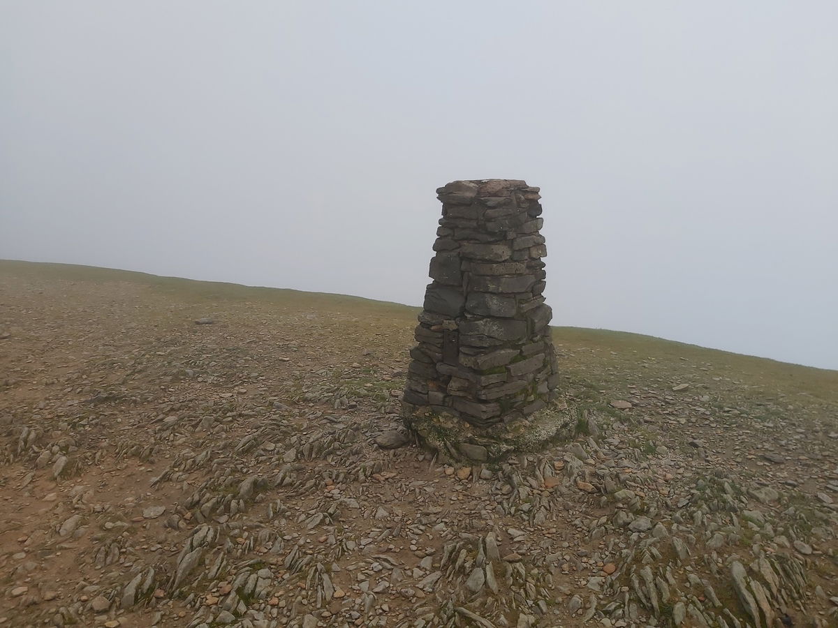 Helvellyn Trig Point In Glenridding - Fabulous North