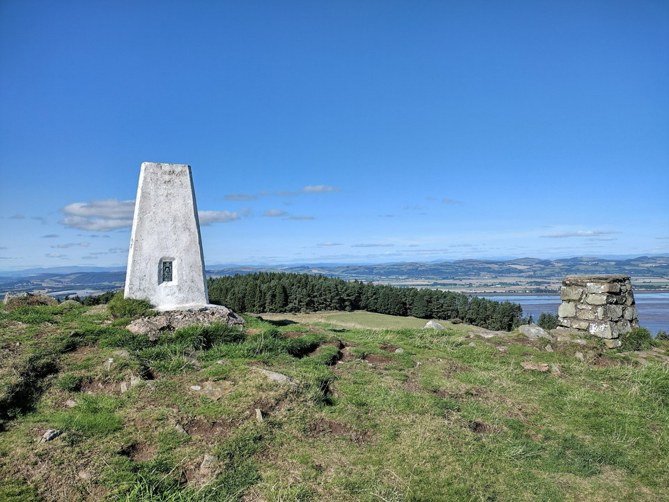 Normans Law Trig Point In Fife - Fabulous North