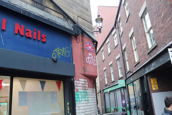 Invader Street Art in Newcastle City Centre - Fabulous North