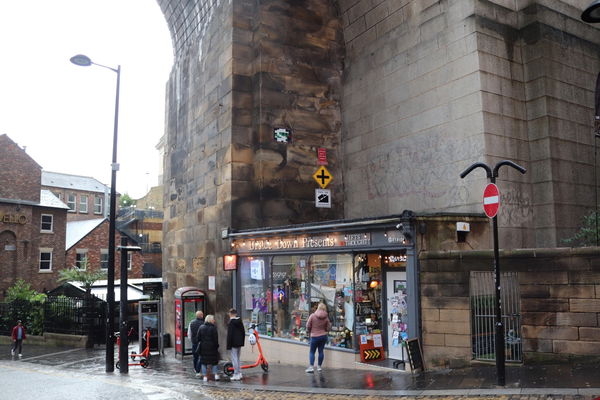 Invader Street Art in Newcastle City Centre - Fabulous North