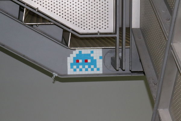 Invader Street Art in Newcastle City Centre - Fabulous North