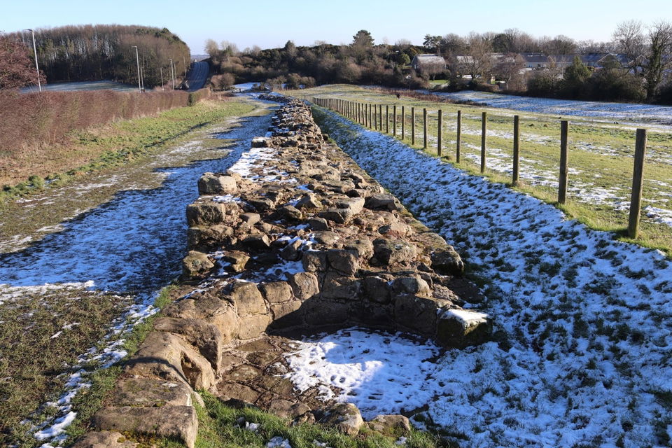 Hadrians Wall at Heddon on The Wall In Ovingham - Fabulous North