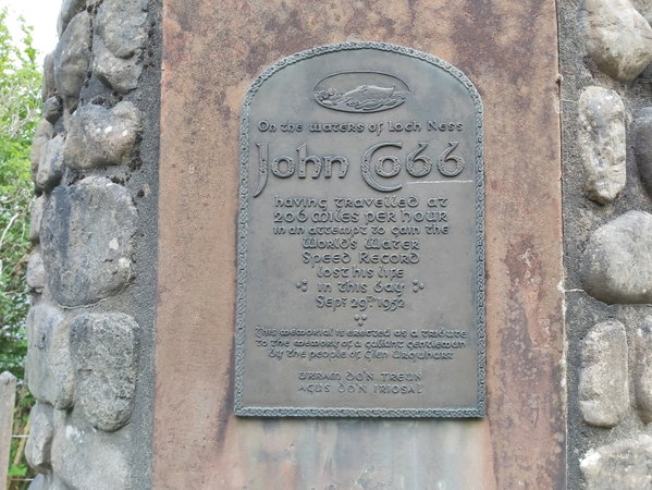 John Cobb Memorial In Loch Ness - Fabulous North