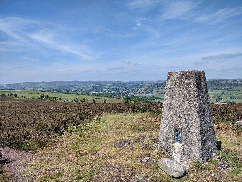 Knitsley Fell Trig Point In Witton le Wear - Fabulous North