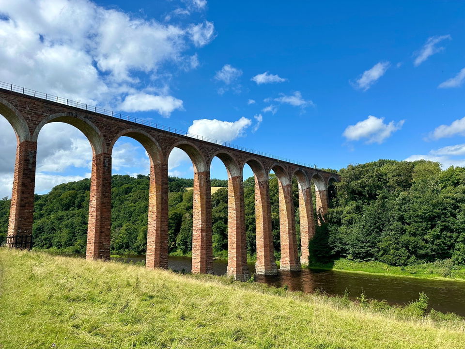 Leaderfoot Viaduct In Melrose - Fabulous North