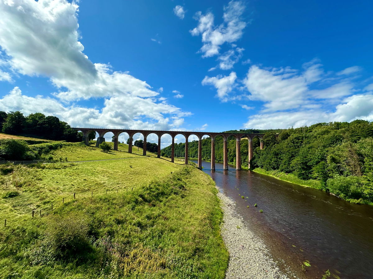 Leaderfoot Viaduct In Melrose - Fabulous North