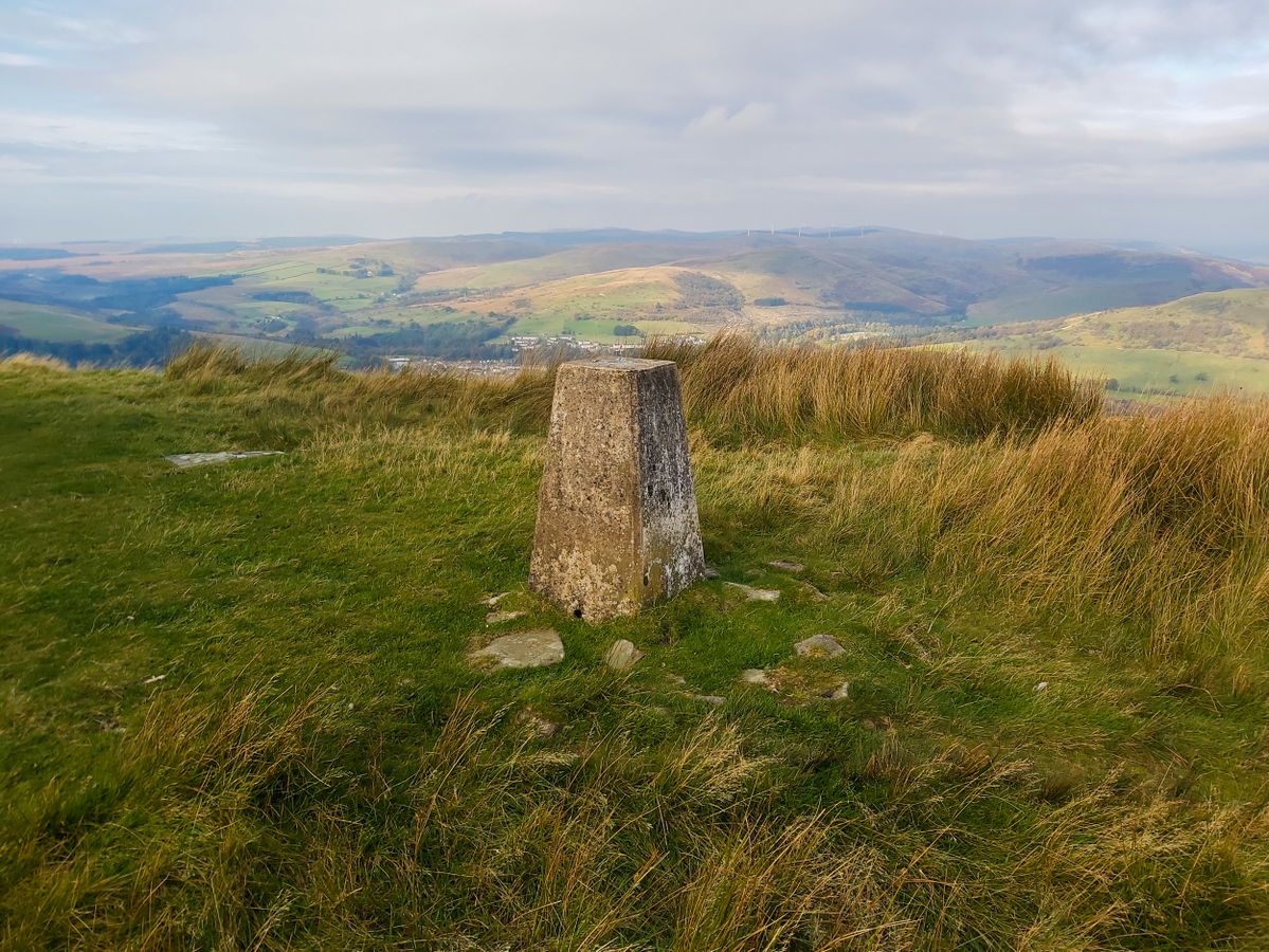 Monument Hill Trig Point In Langholm - Fabulous North