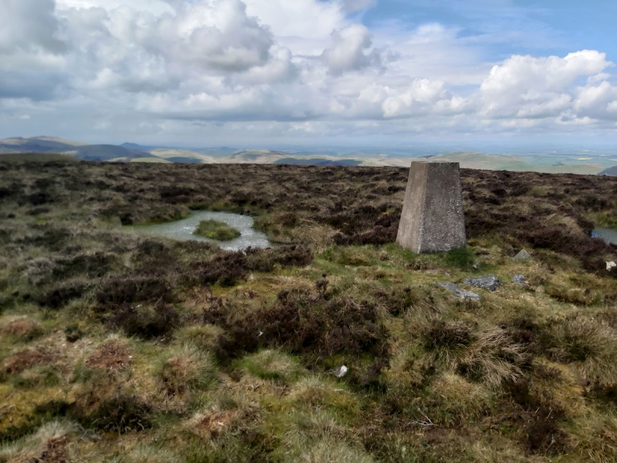 Newton Tors Trig Point In The Cheviots - Fabulous North