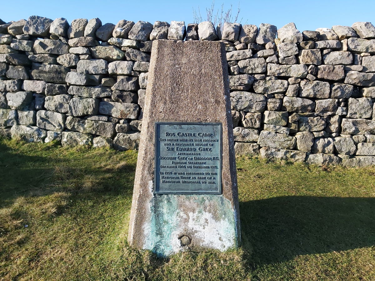 Ros Castle Trig Point In Chillingham - Fabulous North