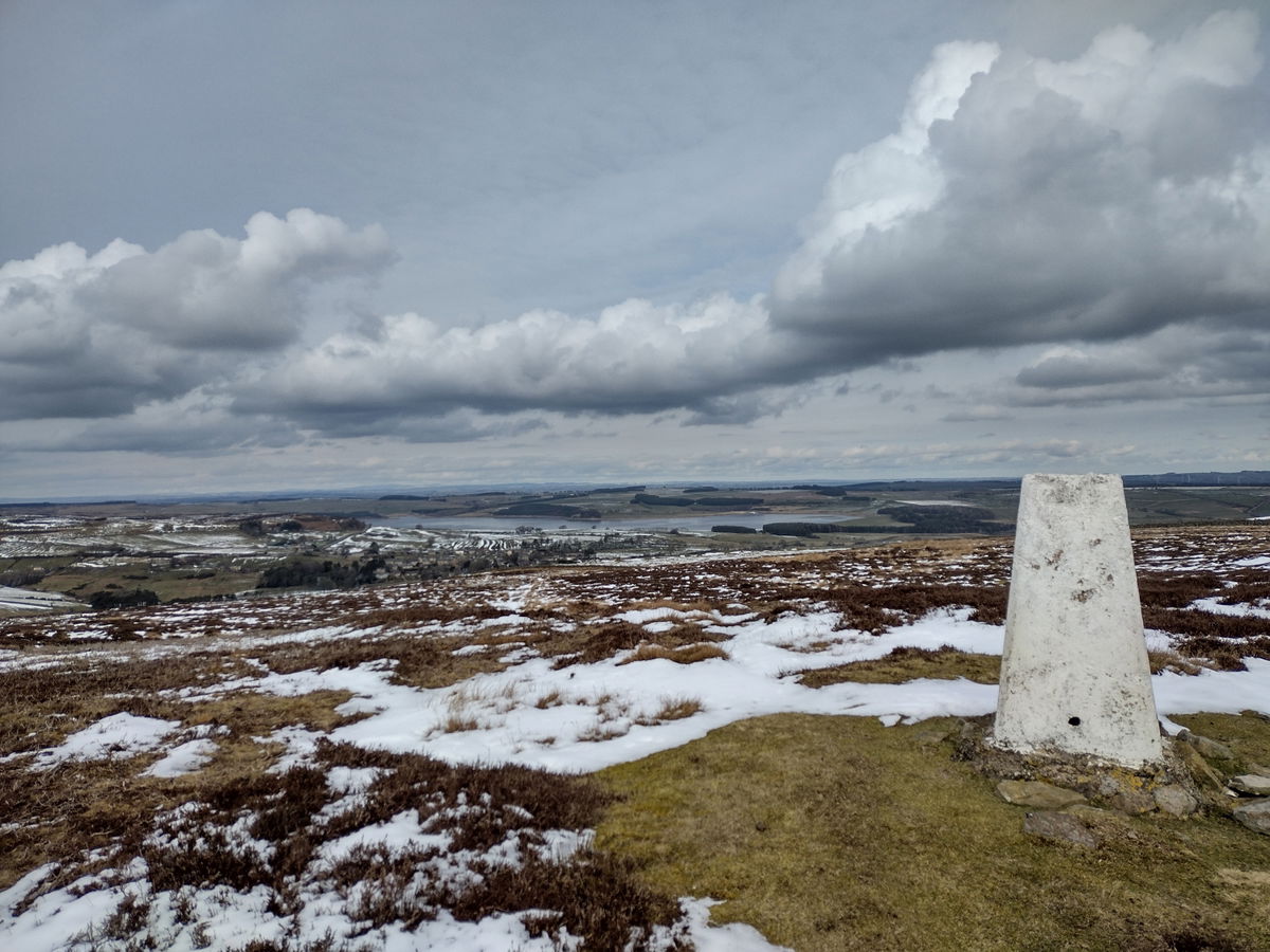 Stoterley Hill Trig Point In Consett - Fabulous North