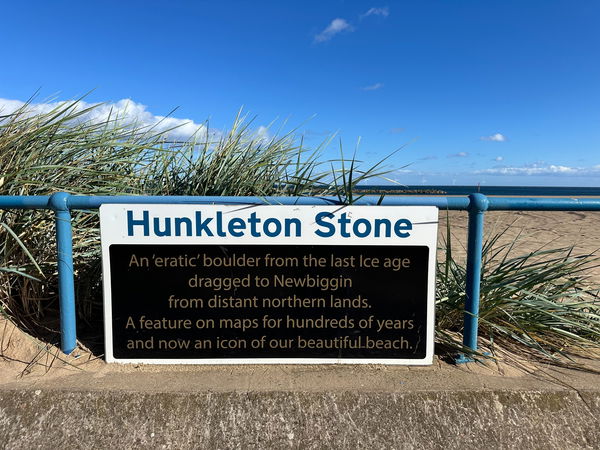 Hunkleton Stone In Newbiggin by the Sea - Fabulous North