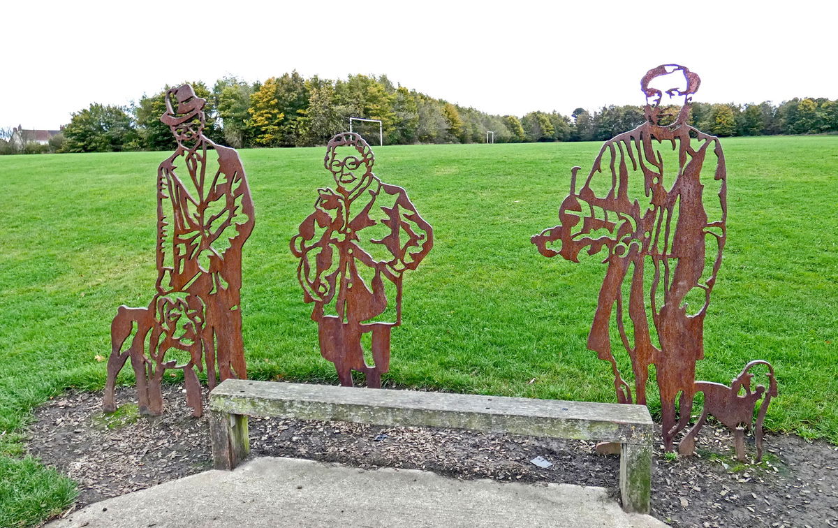 The Portrait Bench in Bedlington - Fabulous North