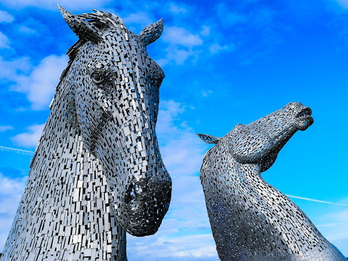 Wee Kelpies (Kelpie Maquettes) In Lochgilphead - Fabulous North