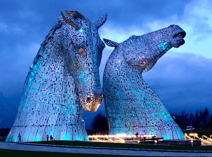 Wee Kelpies (Kelpie Maquettes) In Lochgilphead - Fabulous North