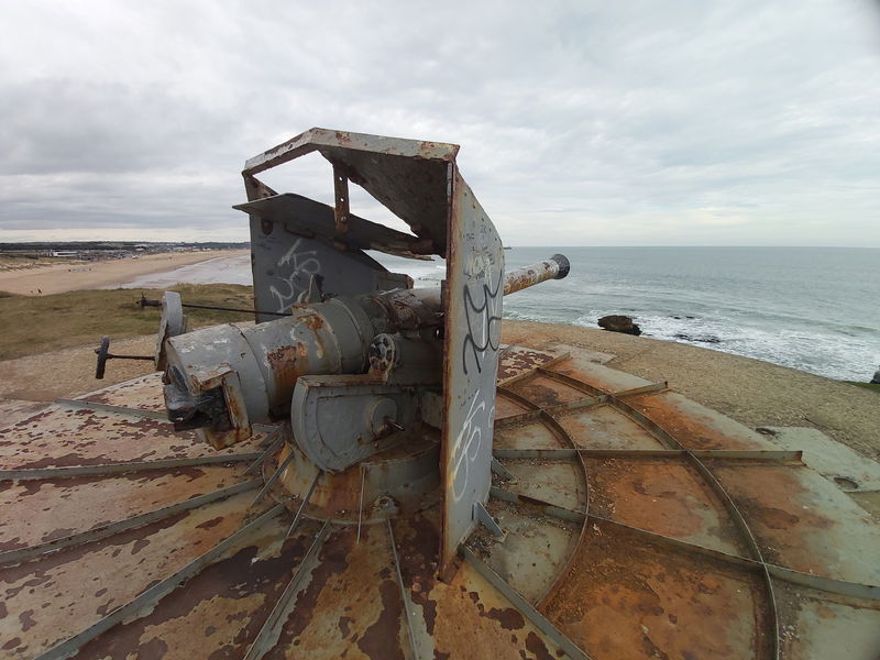 Trow Rock Disappearing Gun in South Shields - Fabulous North