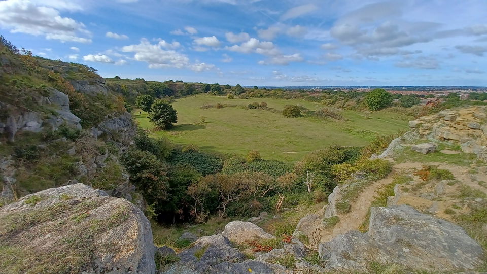 Walk Around Marsden Quarry Nature Reserve and Cleadon Hills In South ...